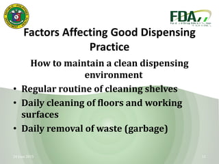 Good Dispensing Practice | PDF