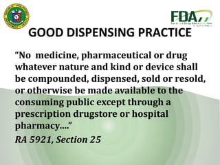 Good Dispensing Practice | PDF