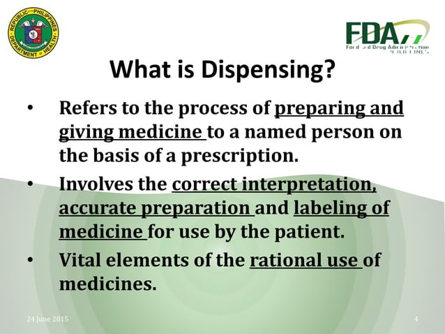 Good Dispensing Practice | PDF