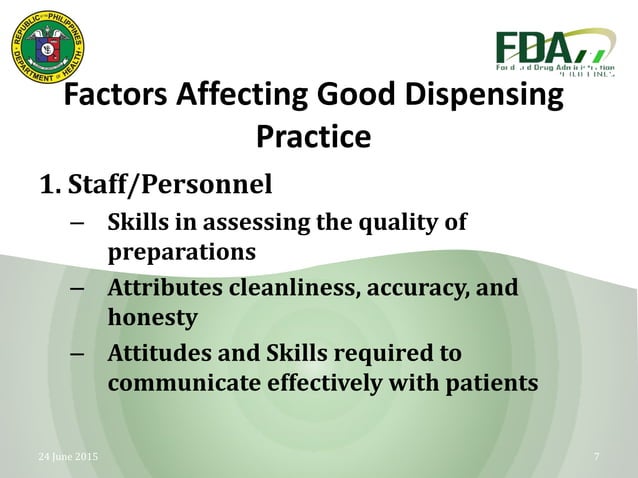 Good Dispensing Practice | PDF