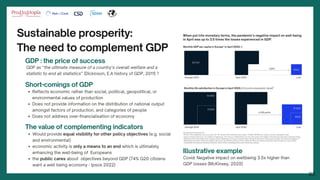 New Metrics for Sustainable Prosperity: Options for GDP+3 | PDF