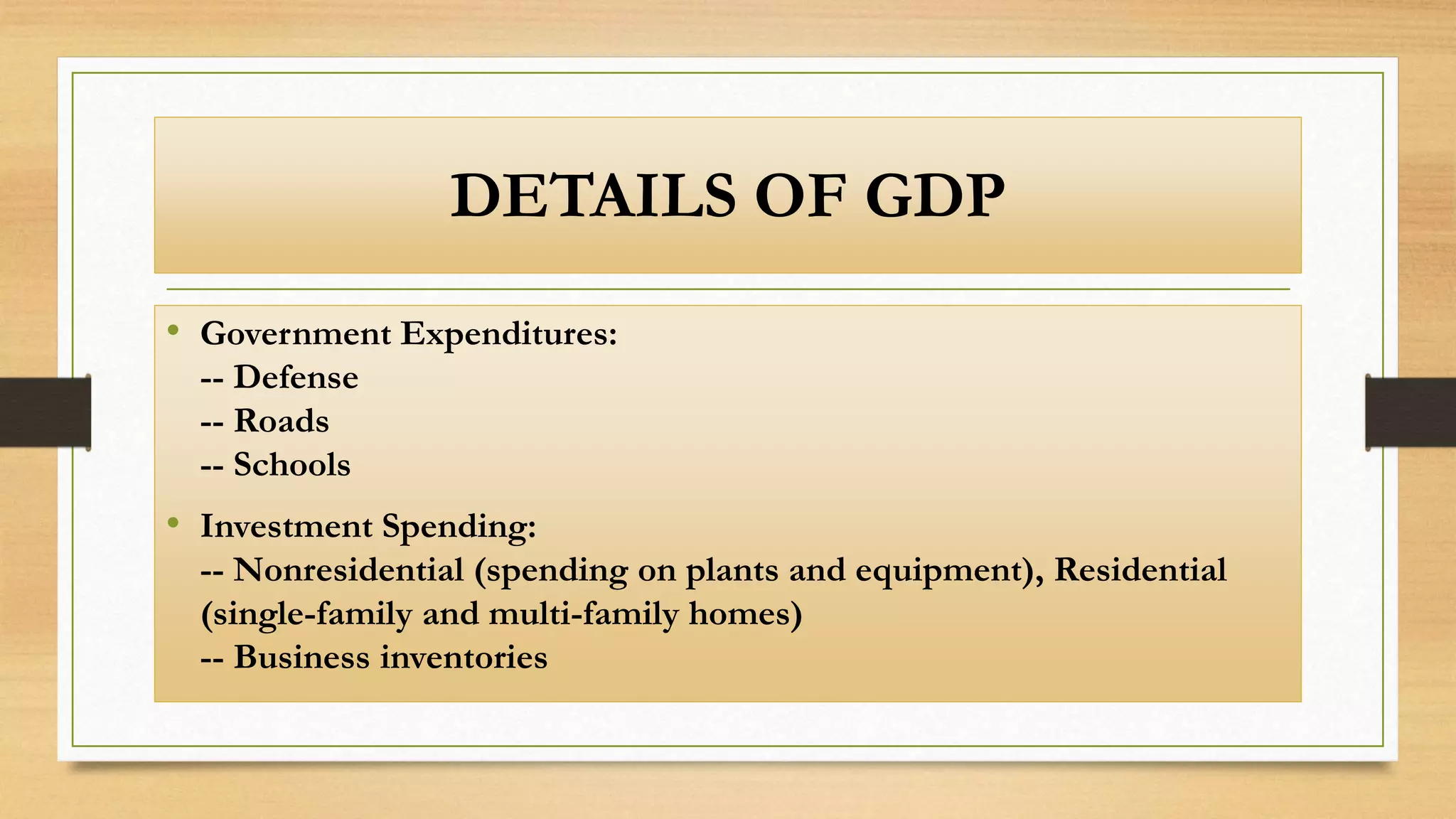 Human Development Index (HDI) Vs.(GDP) Gross Domestic Product | PPTX