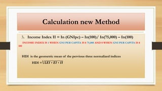 Human Development Index (HDI) Vs.(GDP) Gross Domestic Product | PPTX