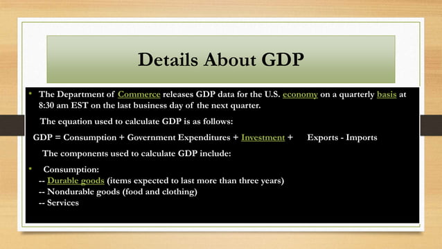 Human Development Index (HDI) Vs.(GDP) Gross Domestic Product | PPTX