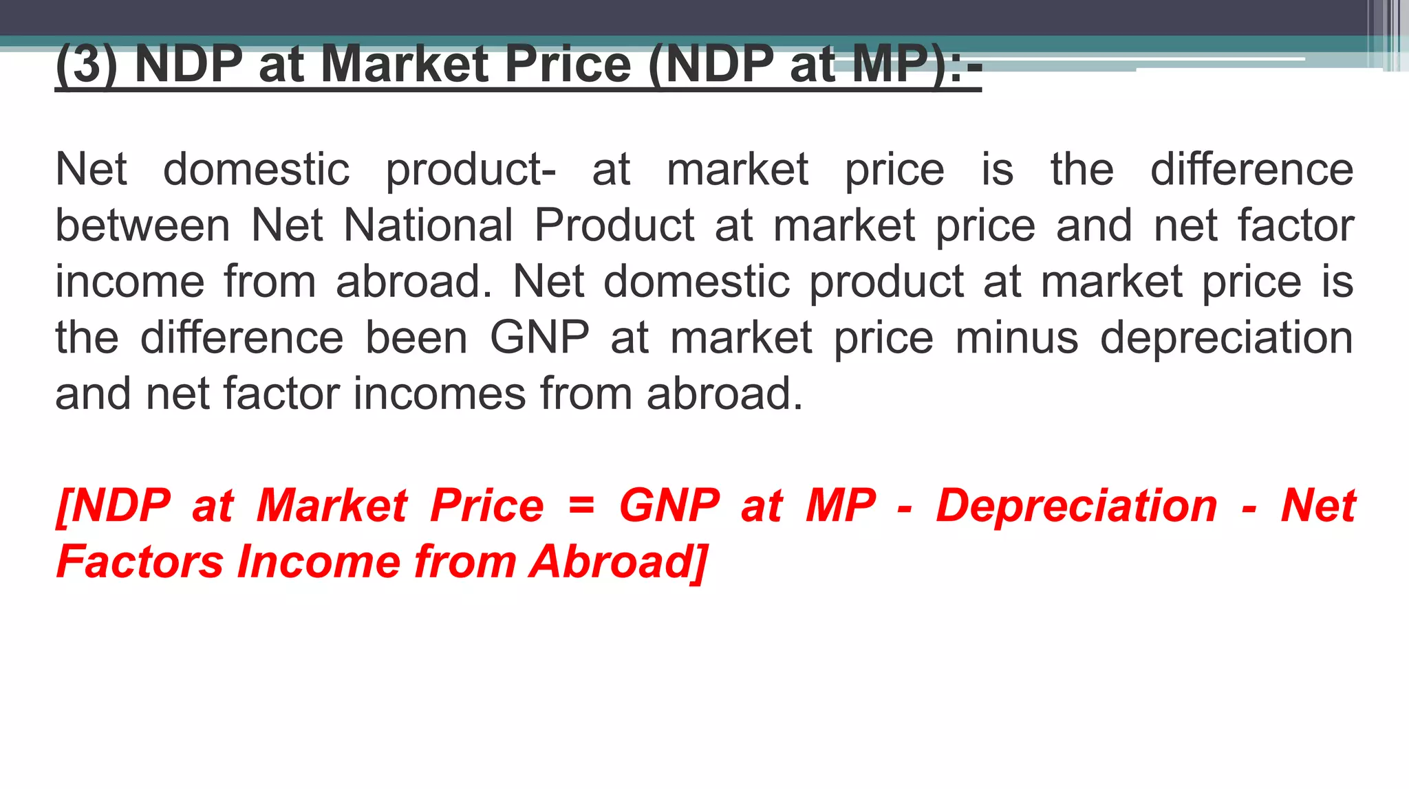 Gdp and nnp ppt | PPTX