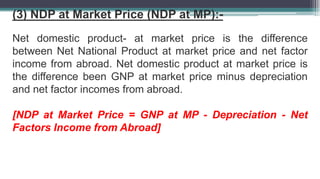Gdp and nnp ppt | PPTX