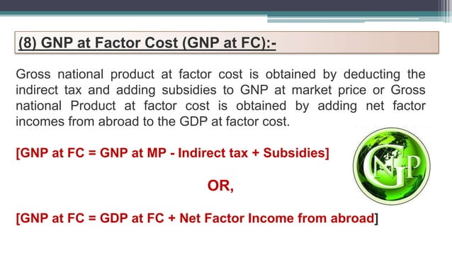 Gdp and nnp ppt | PPTX