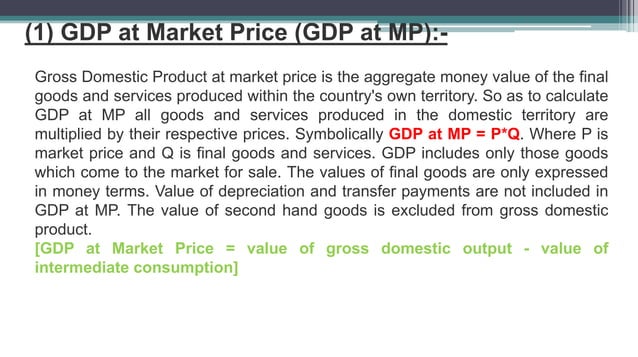 Gdp and nnp ppt | PPTX