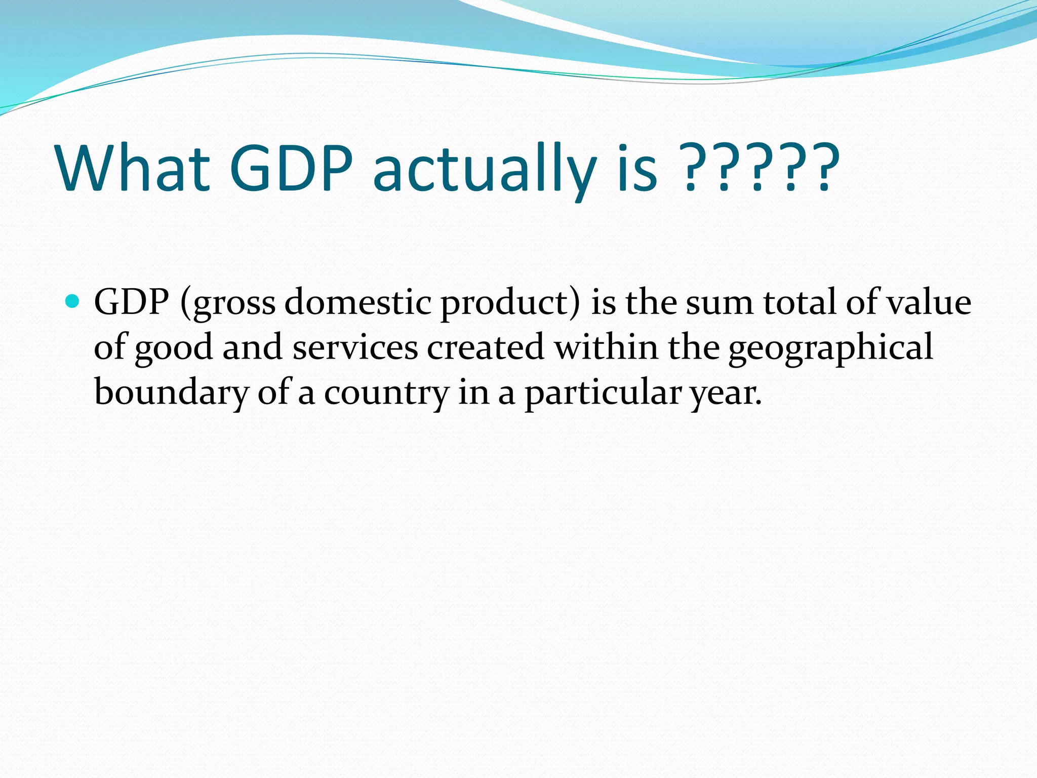 Gdp Calculation Techniques | PPTX