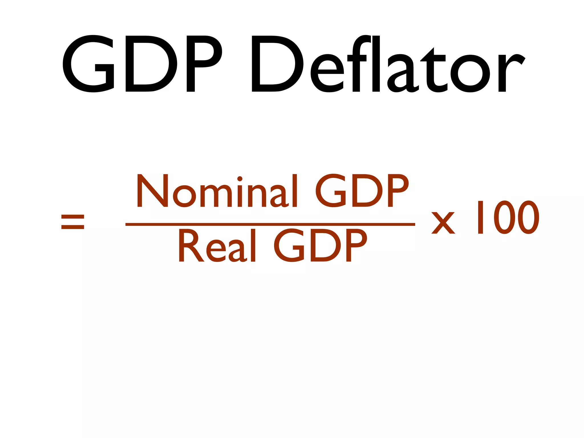 GDP Deflator | PDF