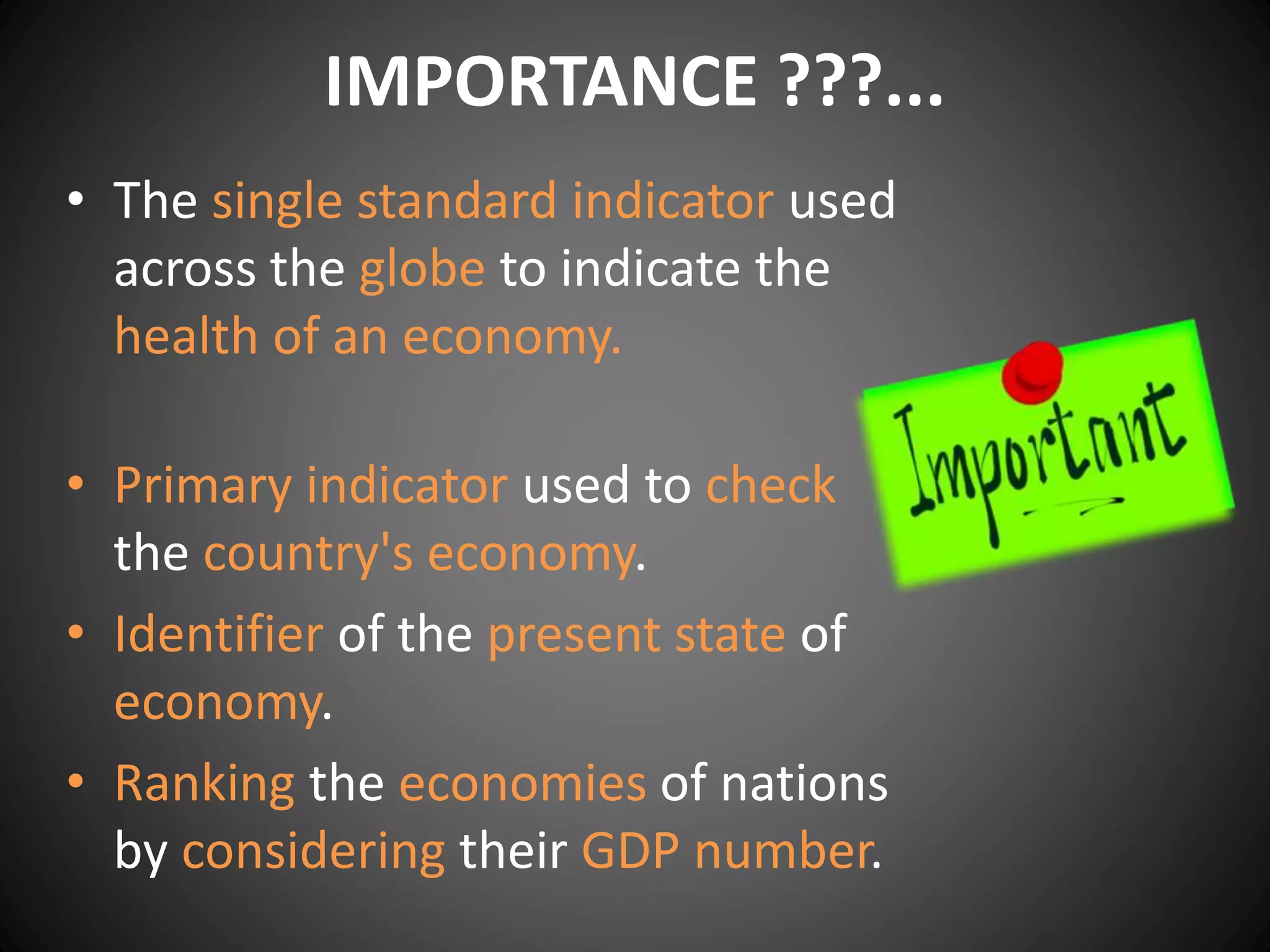 GDP estimation and its relevance as a measure of growth of the Indian ...