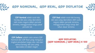 GDP Nominal dan GDP Real, Measuring National's Income | PDF