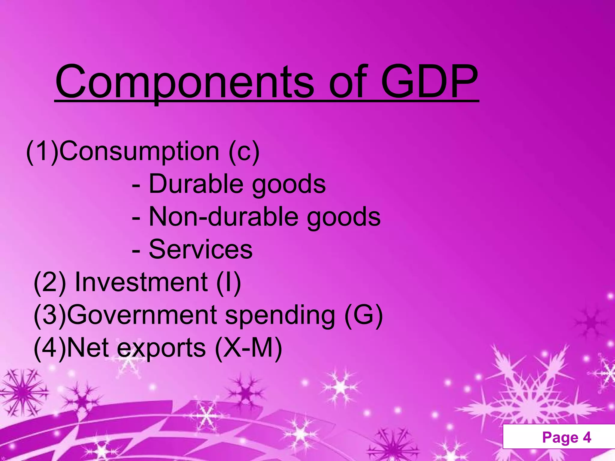 Gdp ppt | PPT