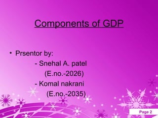 Gdp ppt | PPT