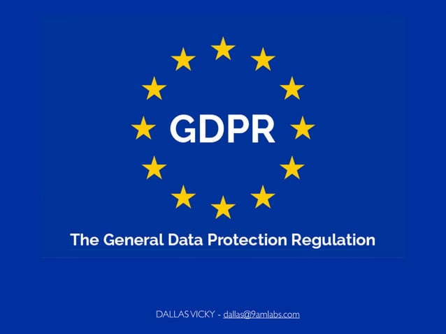 GDPR Basics - General Data Protection Regulation | PDF | Technology ...
