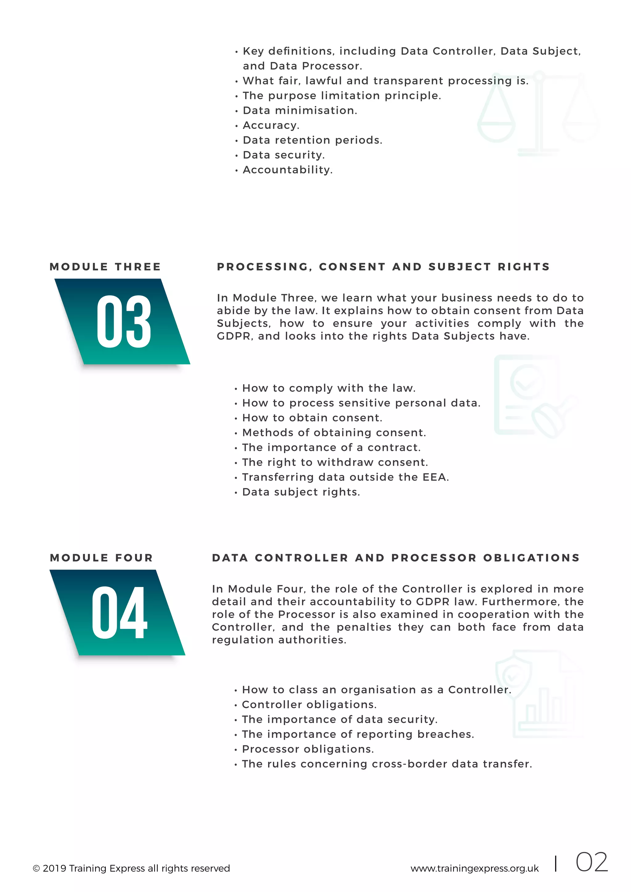 GDPR Training Course - Training Express | PDF