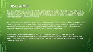 GDPR Benefits and a Technical Overview | PPTX