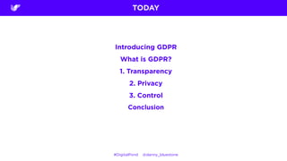 Designing products and services with GDPR | PPT