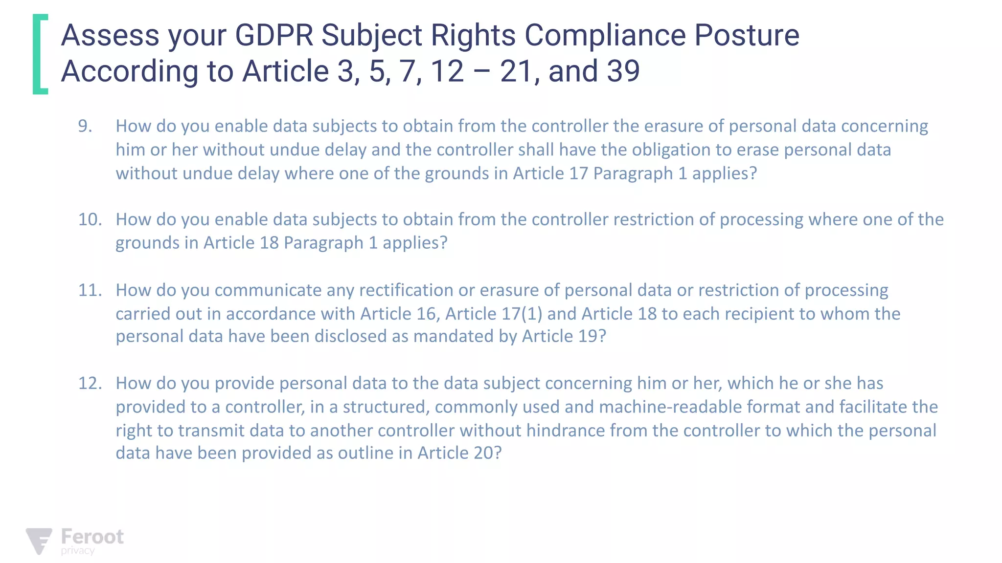 How to Manage GDPR Access Requests. GDPR DSAR SAR DSR Framework from ...