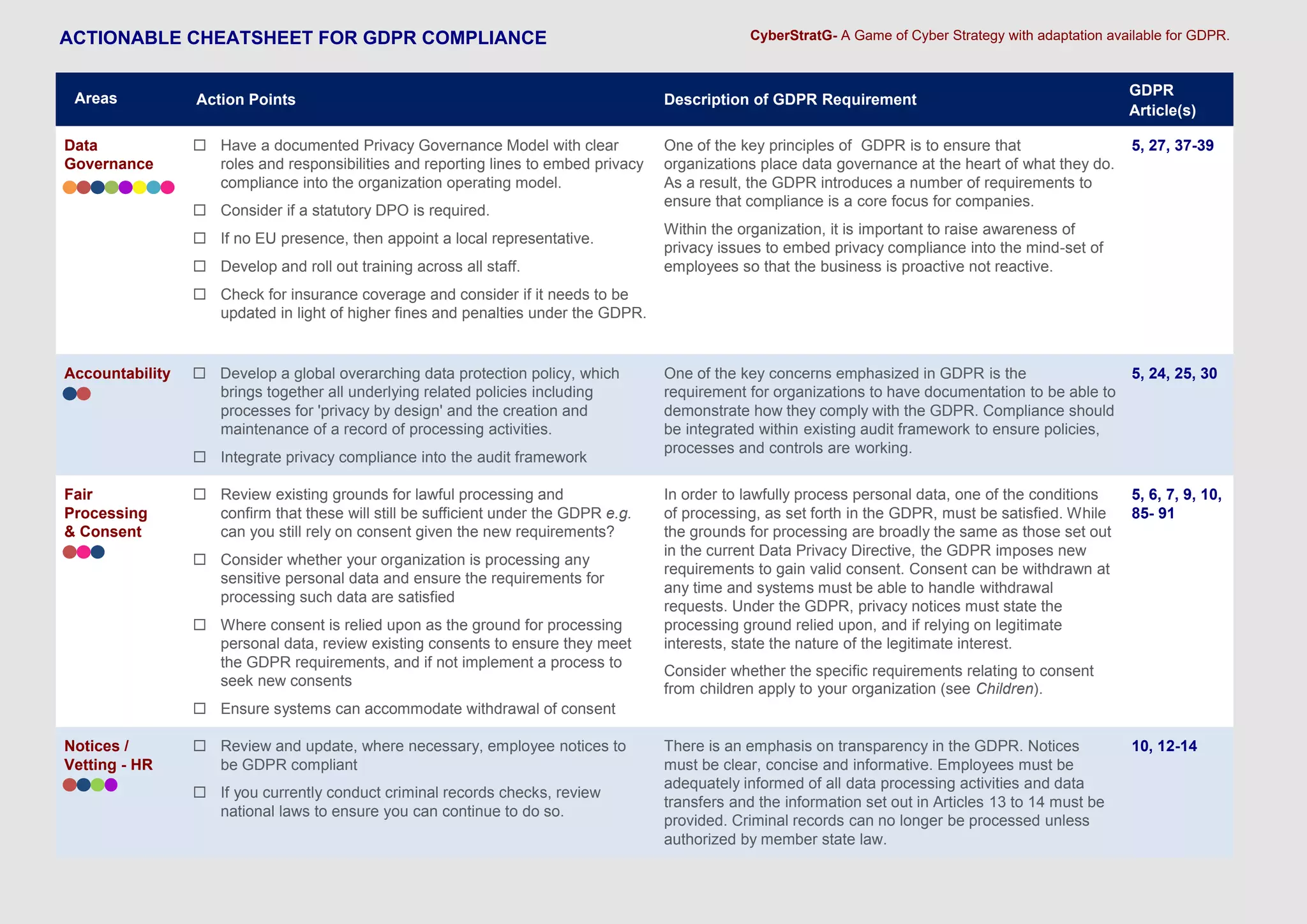 GDPR most actionable cheatsheet and checklist by cyberstratg | PDF | Internet Safety | Parenting