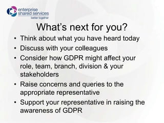 Preparing for GDPR | PPT