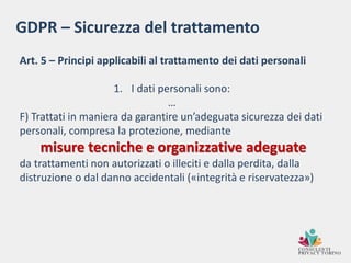 GDPR - Sicurezza informatica | PPTX | Internet Safety | Parenting
