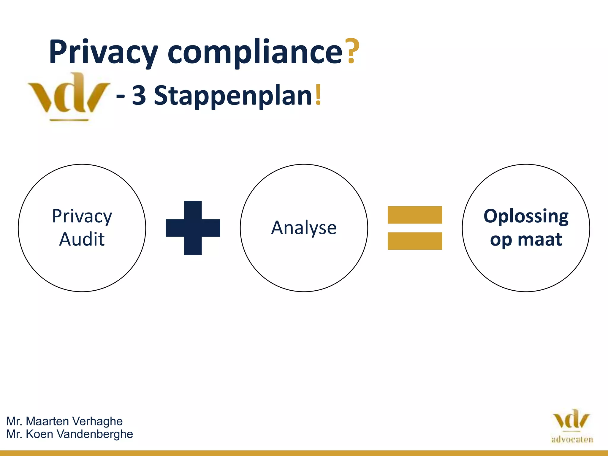 Presentatie VDV Advocaten GDPR Lab 29.03