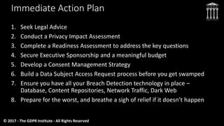 Gdpr action plan | PPTX