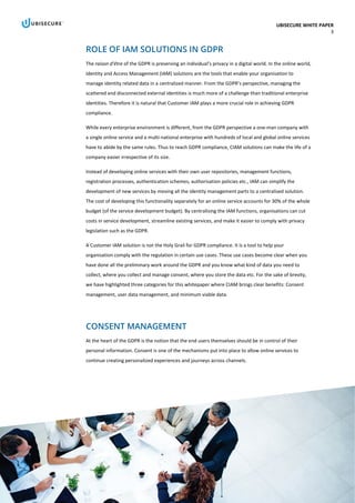 General Data Protection Regulation & Customer IAM | PDF