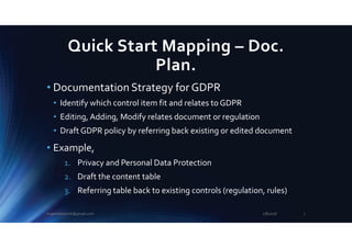 Gdpr and ISMS Quick Map Framework EL | PPT