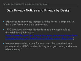 Gdpr and usa data privacy issues | PPT