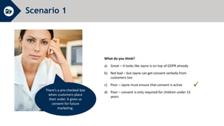 GDPR General Awarness for employees and personal data types | PPTX