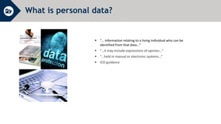 GDPR General Awarness for employees and personal data types | PPTX