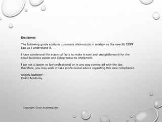 Gdpr compliance critical changes | PPT