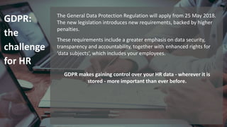 GDPR Compliance: The challenge for HR and how Cezanne HR helps | PPTX