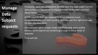 GDPR Compliance: The challenge for HR and how Cezanne HR helps | PPTX