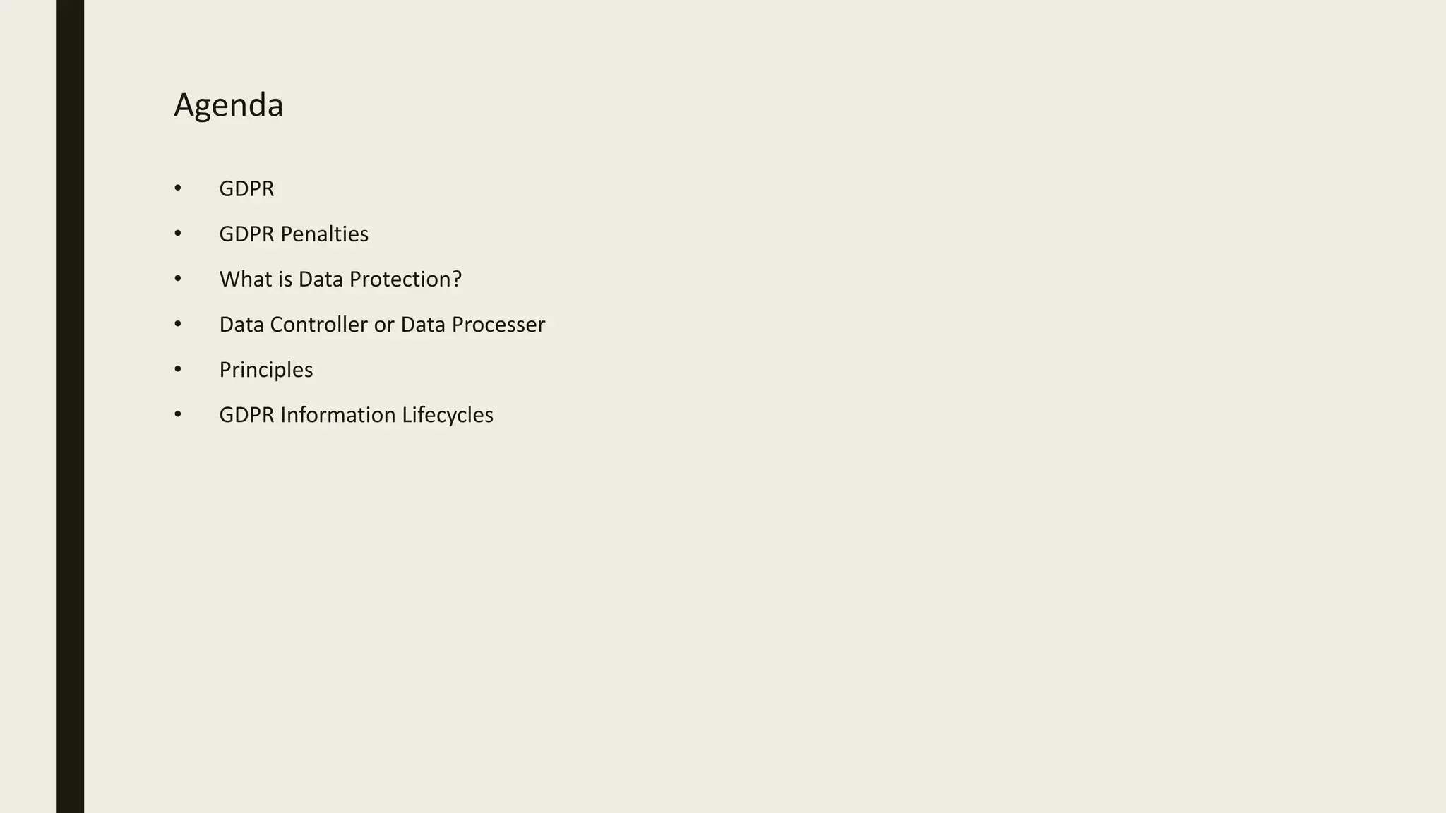 GDPR Data Lifecycle | PPTX