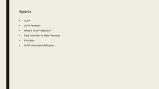 GDPR Data Lifecycle | PPTX