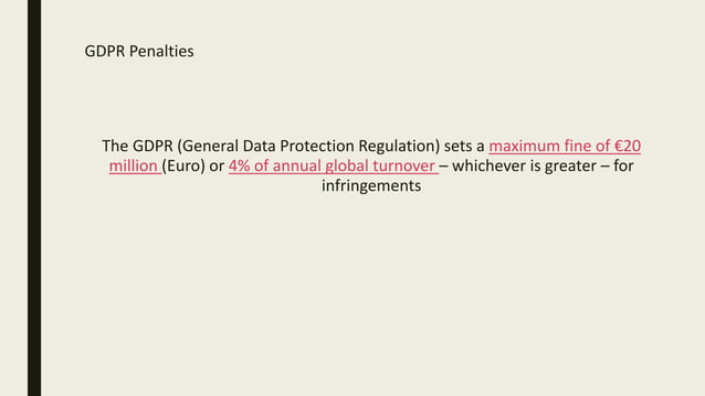 GDPR Data Lifecycle | PPTX | Data Storage and Warehousing | Computing