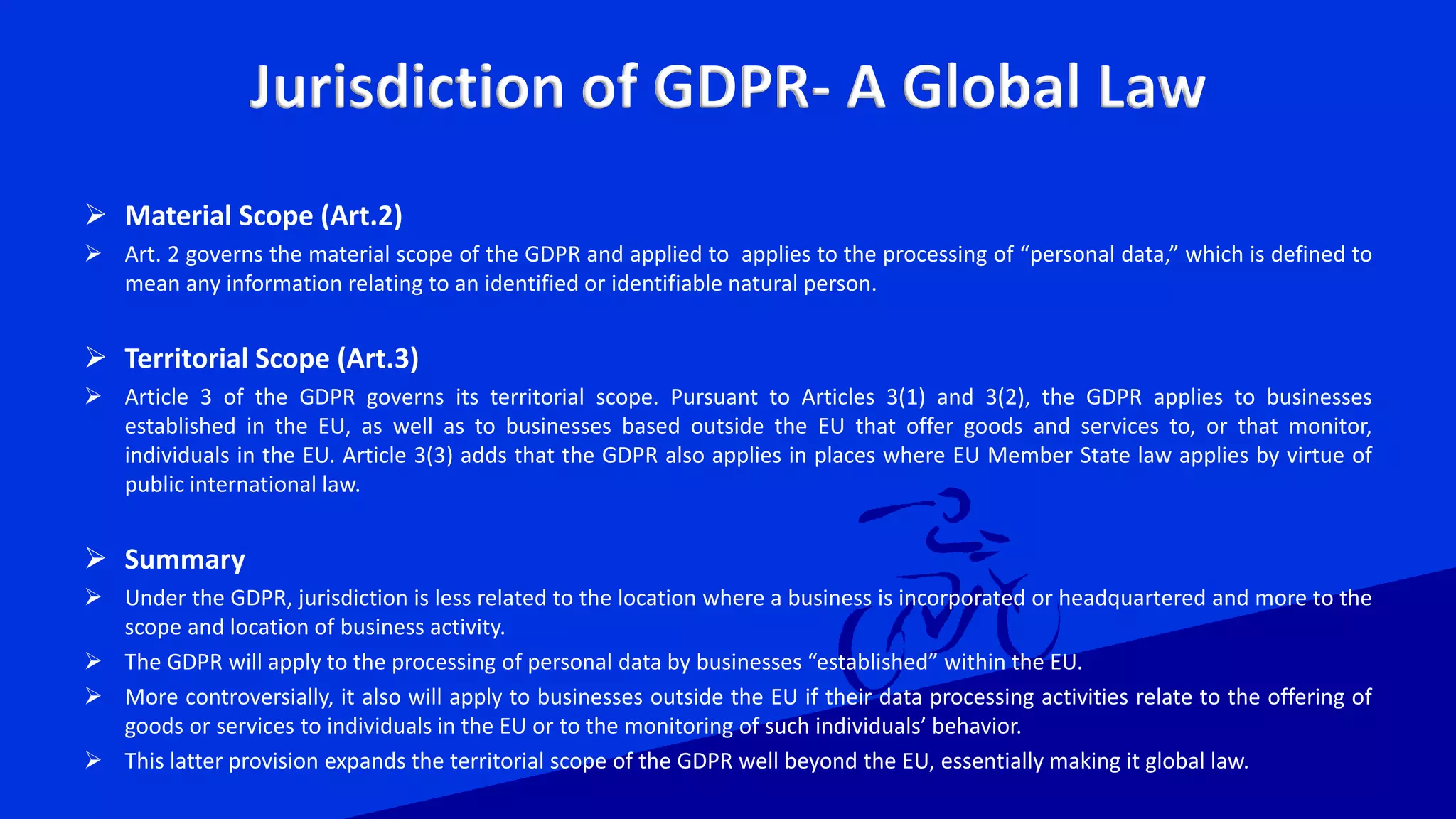 Presentation on GDPR | PPTX