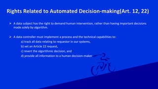 Presentation on GDPR | PPTX