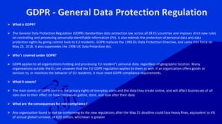 Presentation on GDPR | PPTX