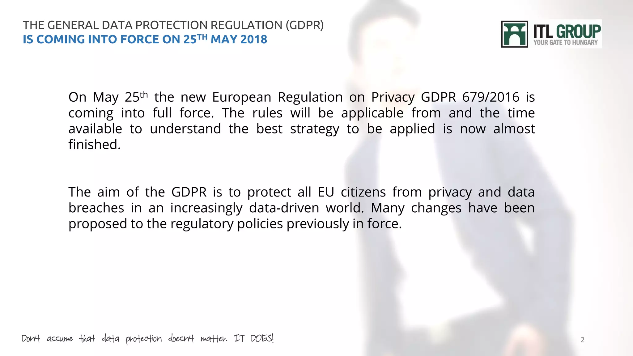 Are you ready with the GDPR? | PPT