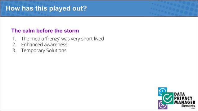 Salesforce And Gdpr What Happens Next Ppt