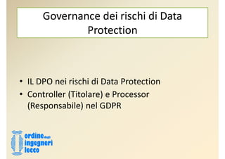 GDPR - WP29, linee guida | PDF