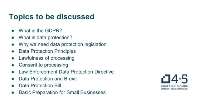 GDPR Introduction and overview | PPTX | Internet Safety | Parenting