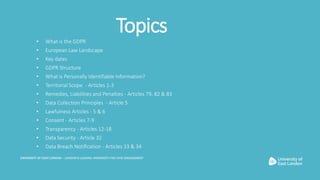 GDPR: Key Article Overview | PPTX