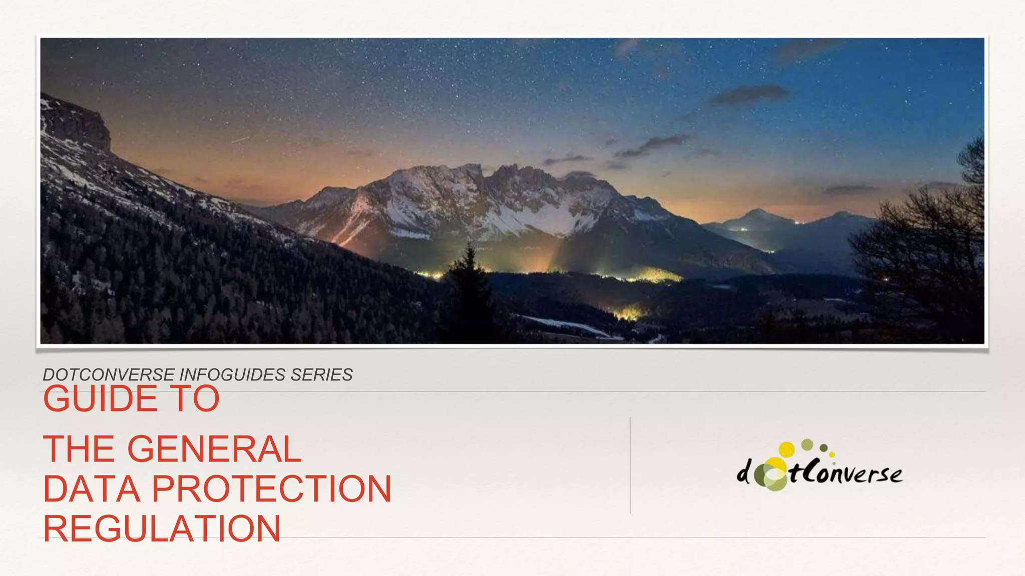 GDPR- GENERAL DATA PROTECTION REGULATION | PPT