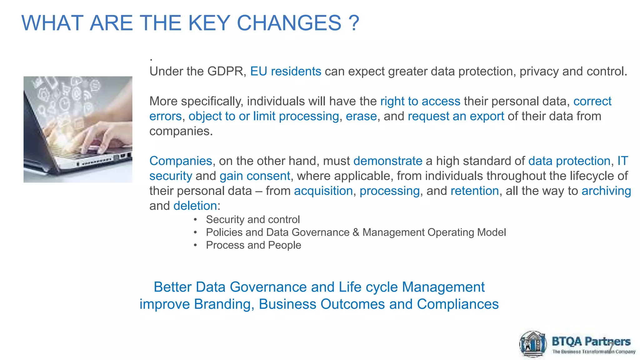 Ready for the GDPR, Ready for the Digital Economy | PPT
