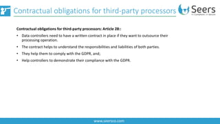 GDPR Summary | PPTX | Internet Safety | Parenting